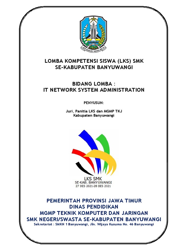 Kisi-Kisi LKS Kab. Bwi 2021 - IT Network System Administration Fix | PDF