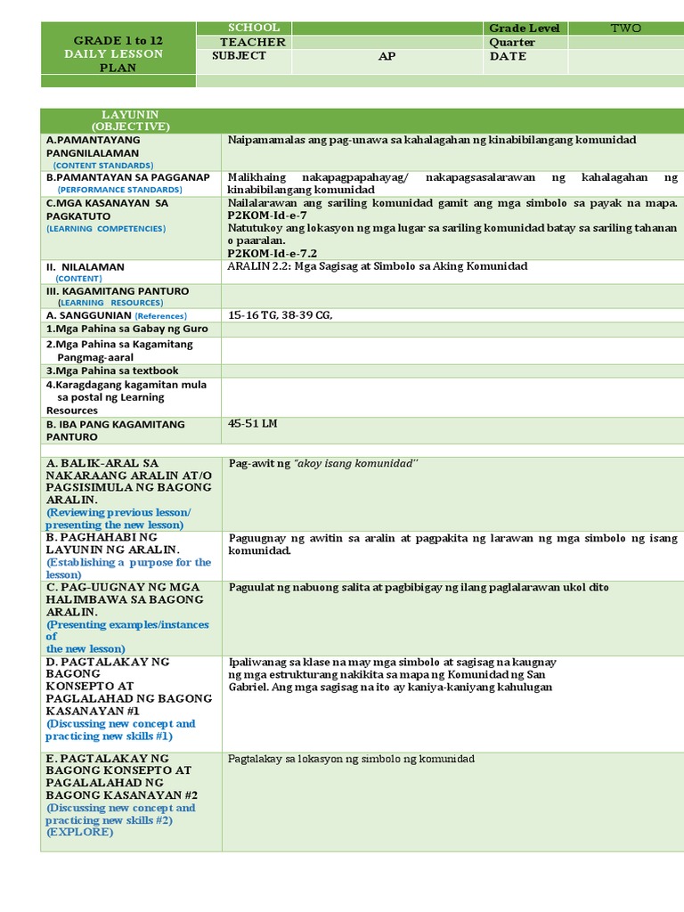 AP Lesson Plan | PDF