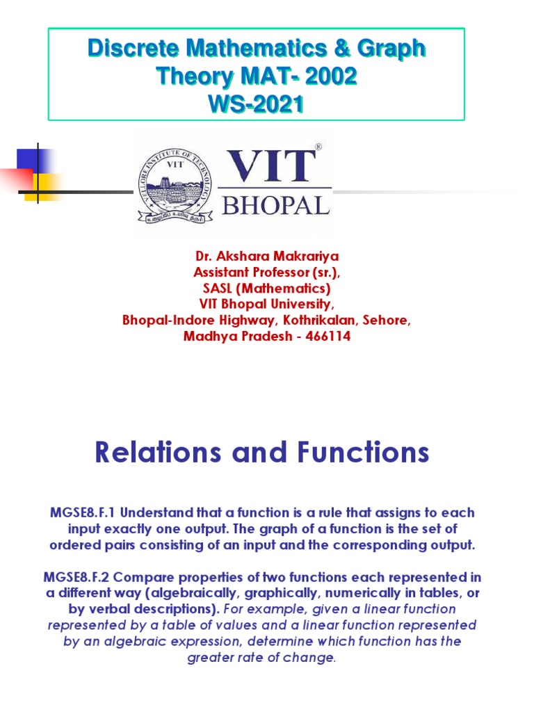 Relation &function | PDF | Function (Mathematics) | Variable (Mathematics)