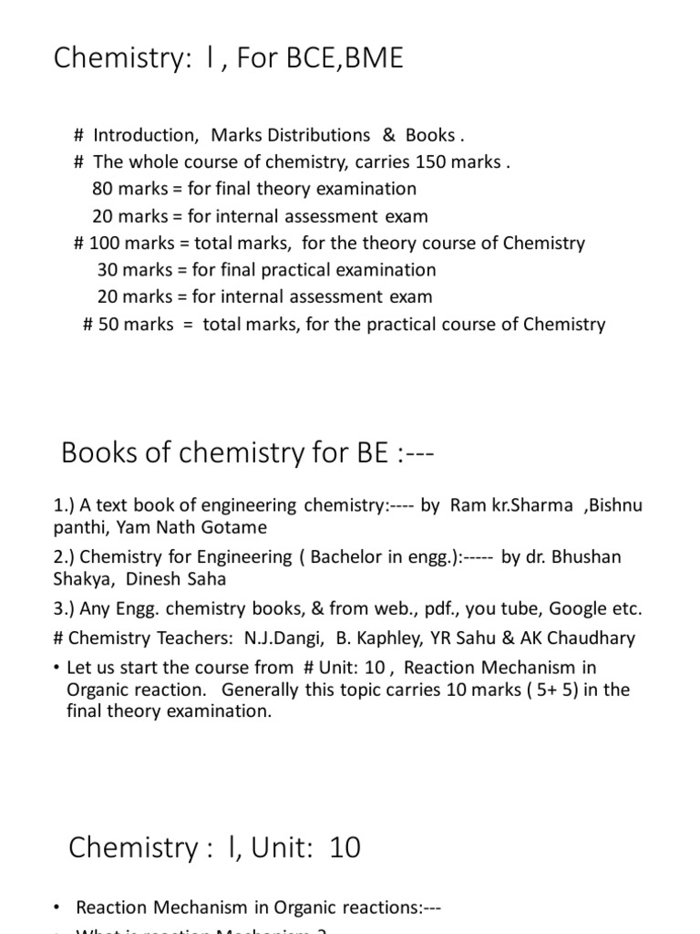 Chemistry: L, For BCE, BME | PDF | Chemical Reactions | Alkene