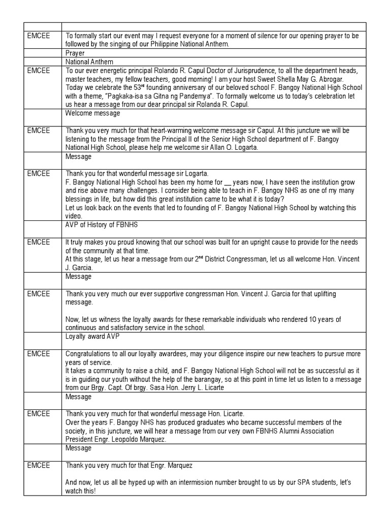 Script Foundation Day | PDF