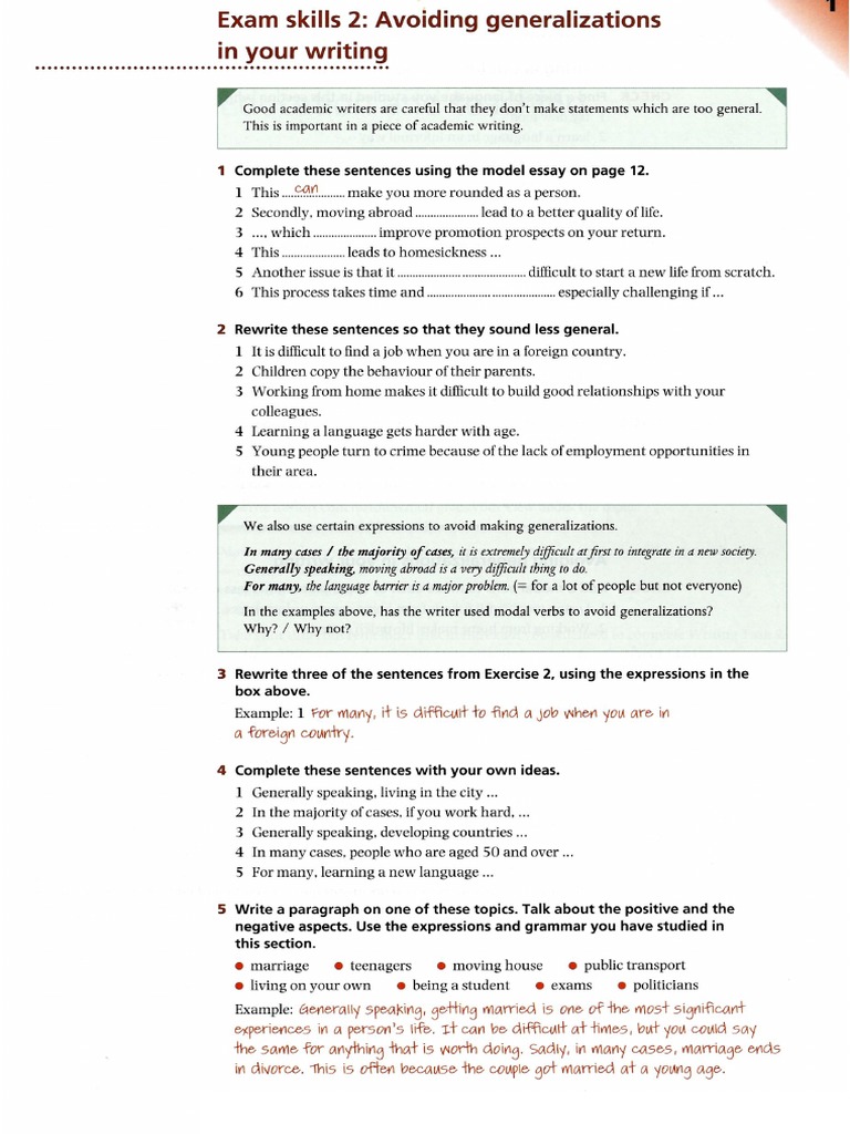 04 Avoiding Generalization | PDF