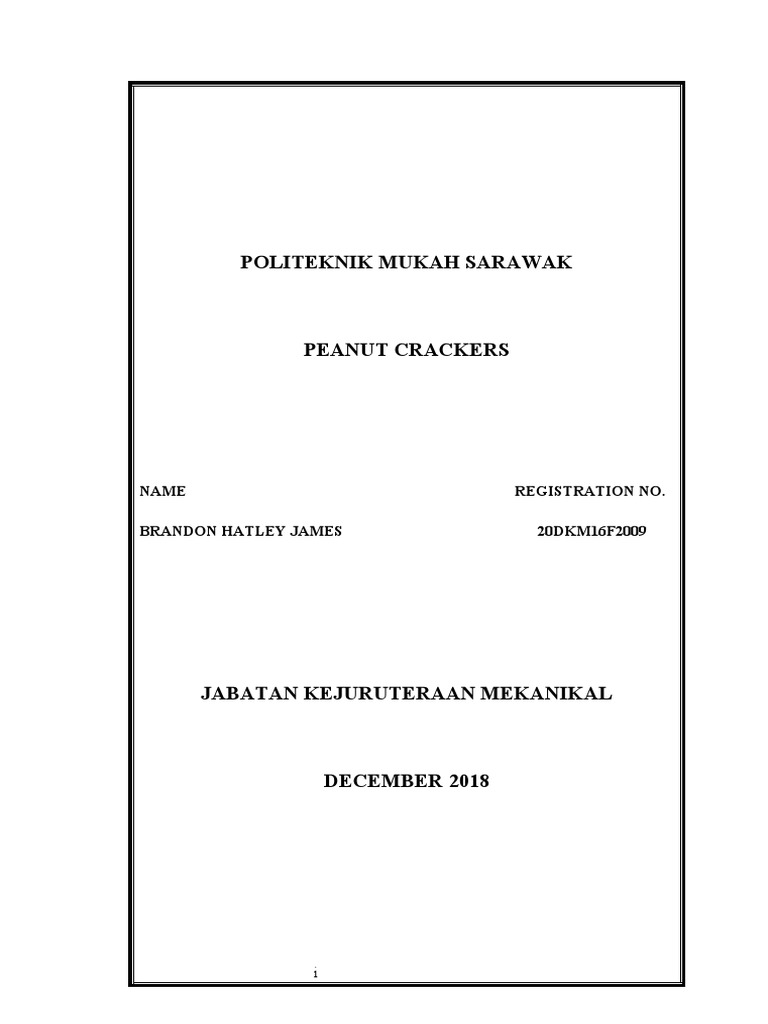 Contoh Report Final Year Projek Politeknik | PDF | Electric Motor | Ac ...