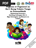 Pagbasa at Pagsusuri - Module 3 | PDF