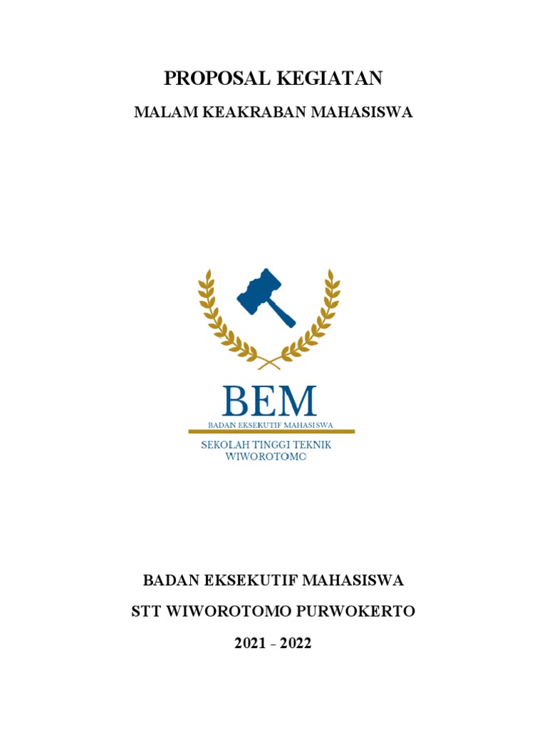 Proposal Makrab Mahasiswa STT Wiworotomo | PDF | Sains & Matematika