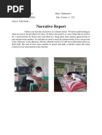 FS Narrative Report | PDF | Classroom | Teaching And Learning