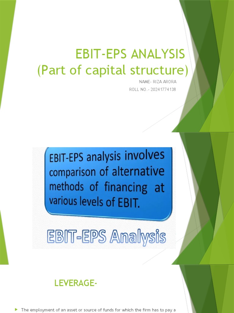Ebit-Eps Analysis (Afm) | PDF