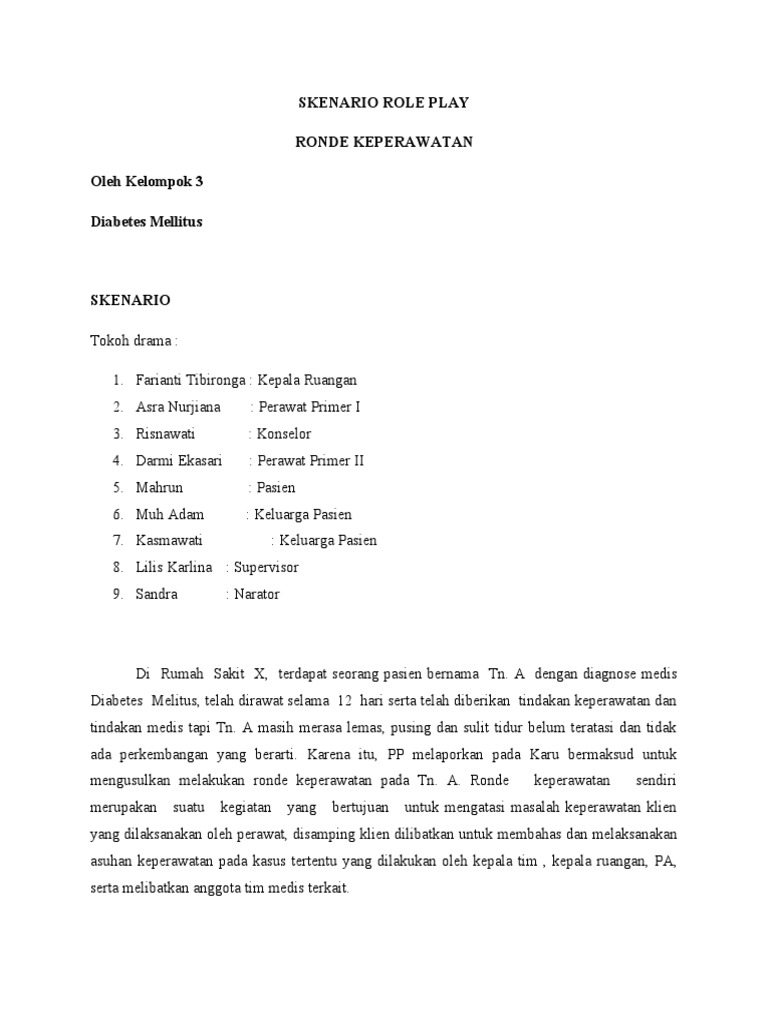 Ronde Keperawatn | PDF