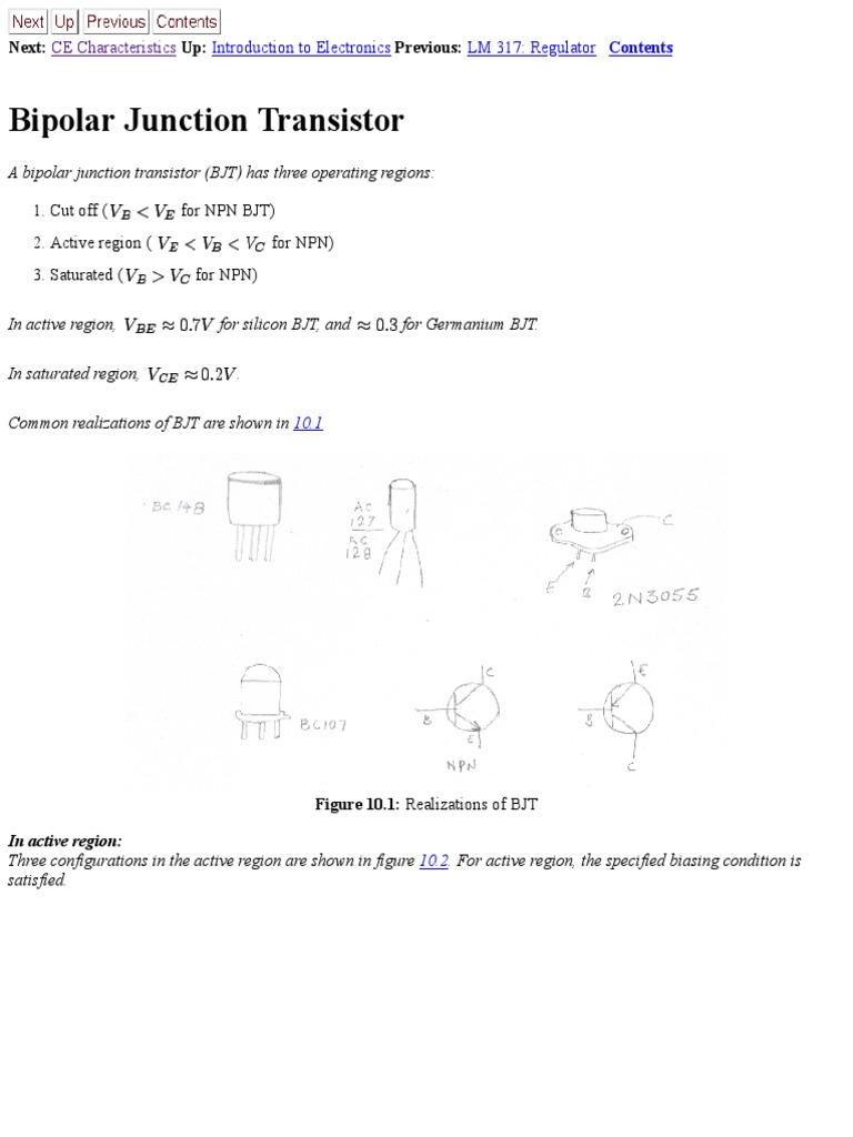 Bipolar Junction Transistor | PDF | Bipolar Junction Transistor ...