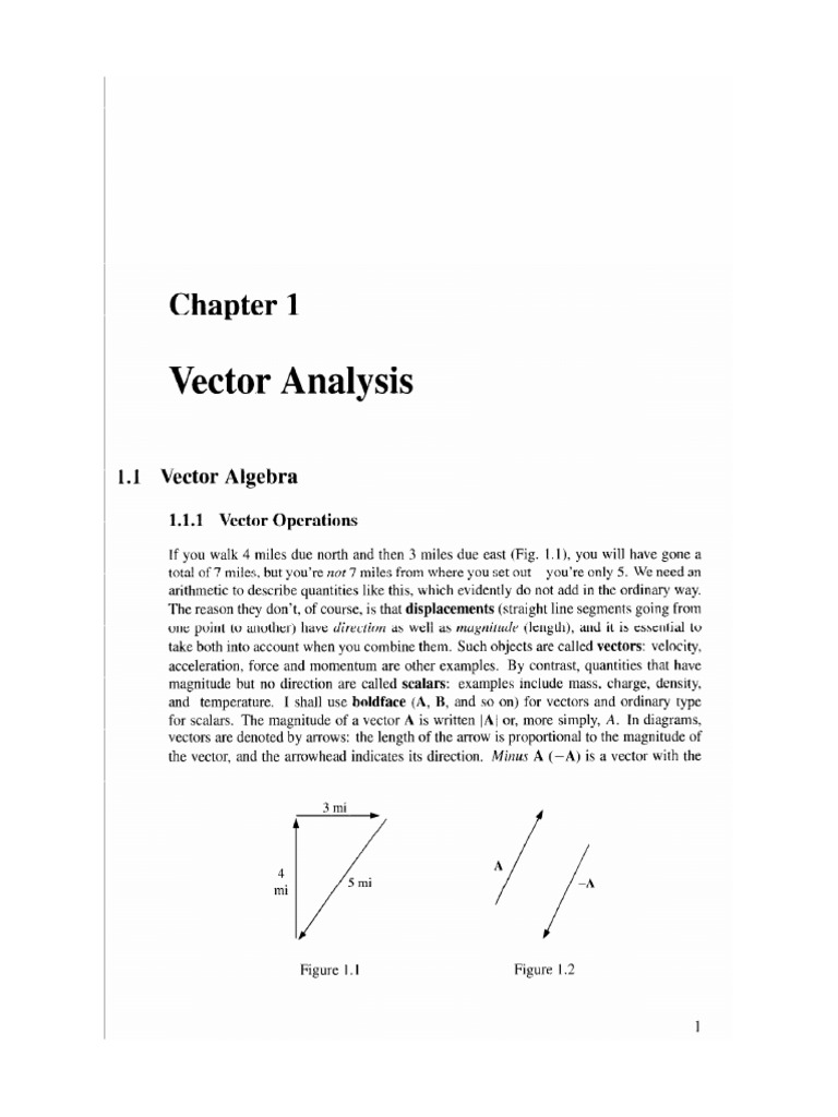 Vector Calculus (Griffith) | PDF