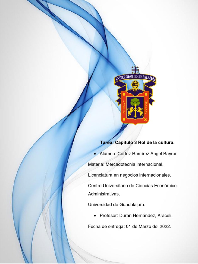 Capitulo 3 Rol de La Cultura | PDF