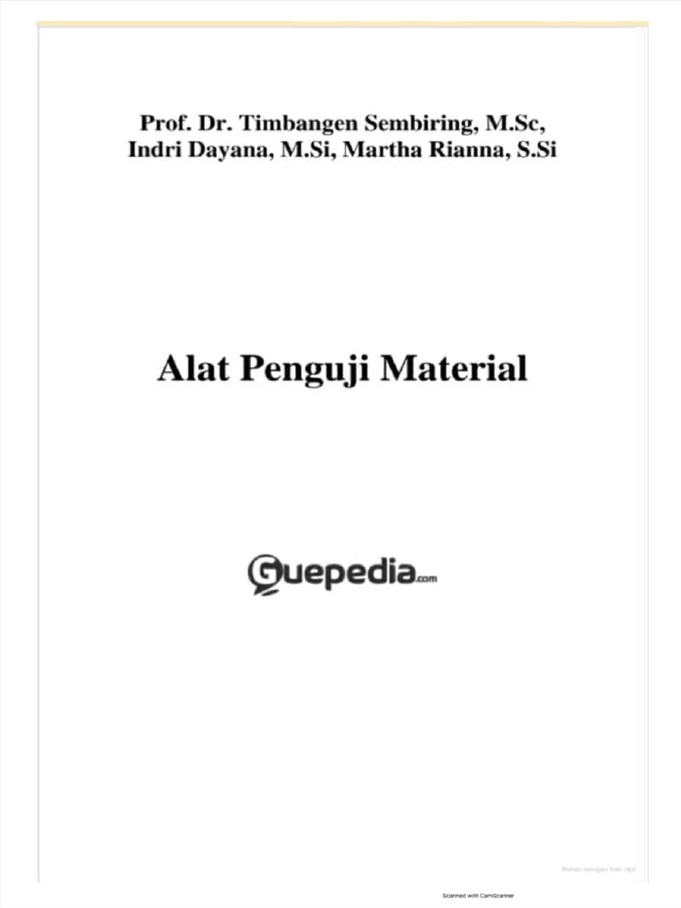 Alat Penguji Material | PDF