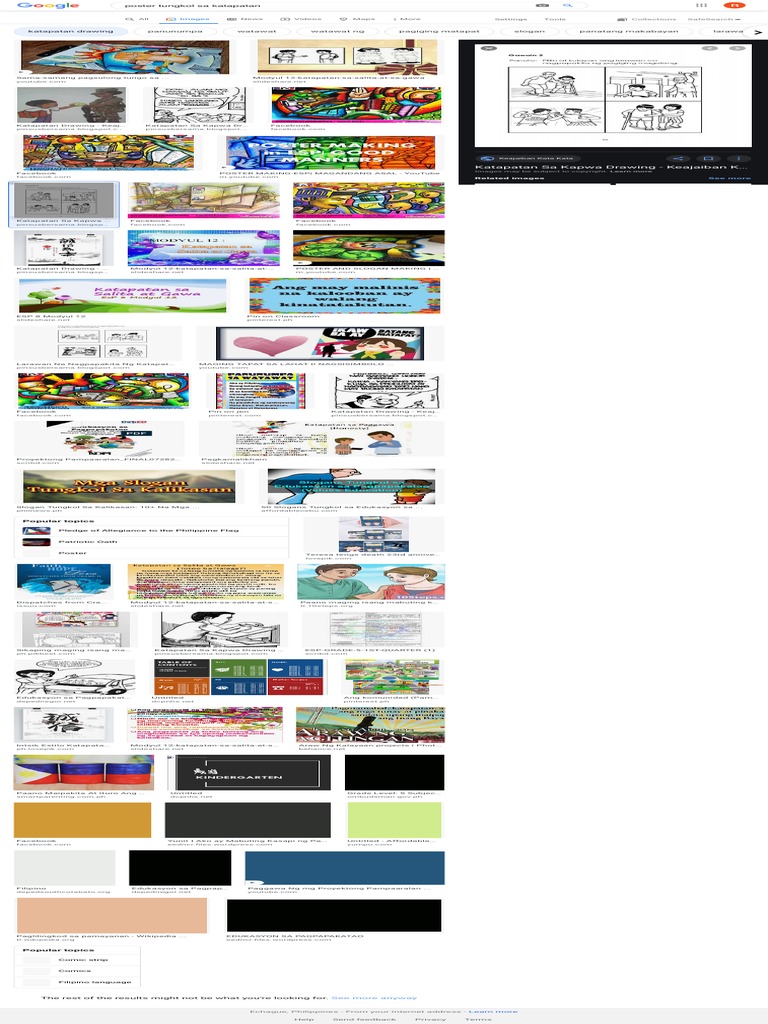 Poster Tungkol Sa Katapatan | PDF