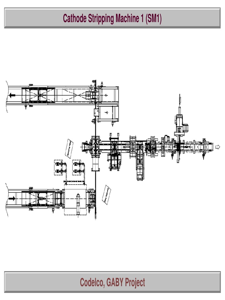 Cathode Stripping Machine 1 (SM1) : Codelco, GABY Project | PDF ...