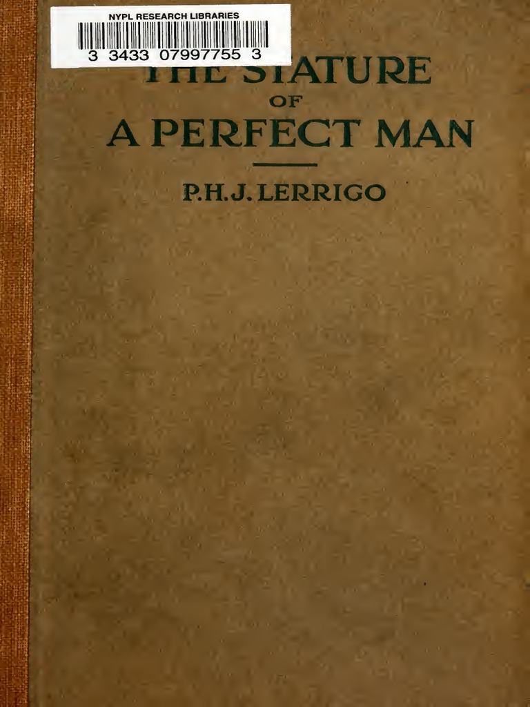 Stature of A Perfect Man | PDF | Soul | Jesus