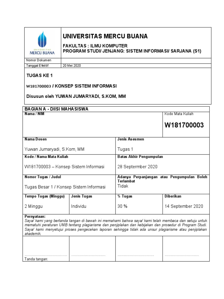Tugas Besar I - KSI BARU | PDF | Komputer