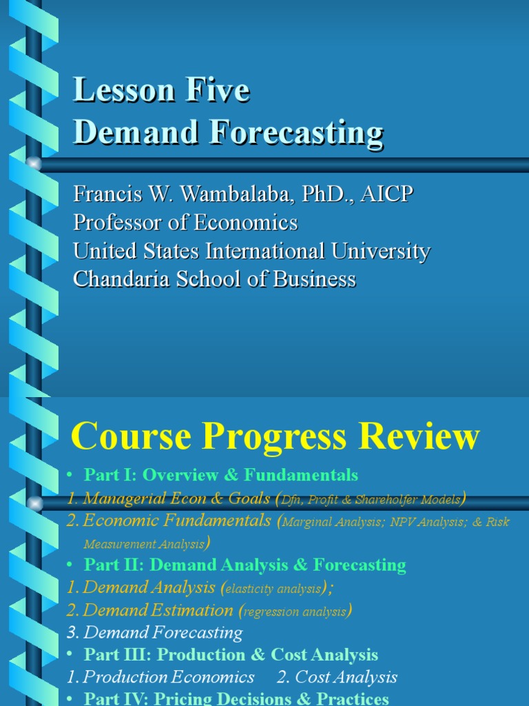 Demand Forecasting Techniques Explained | PDF | Forecasting | Time Series