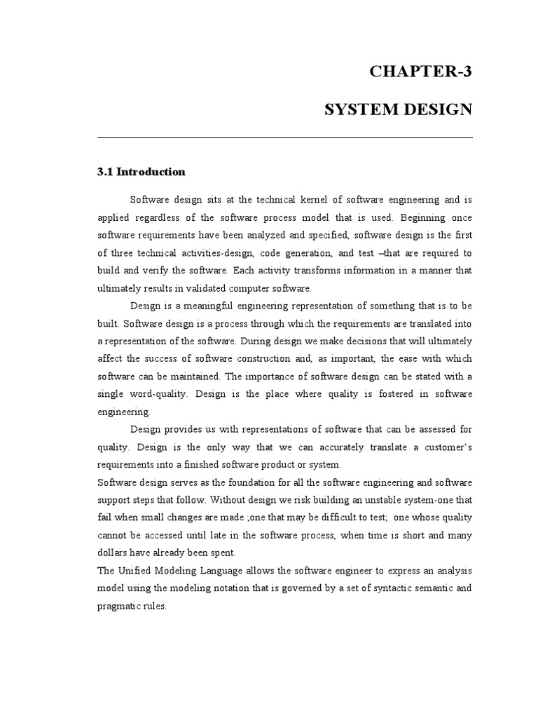 Chapter-3 System Design | PDF | Java Virtual Machine | Conceptual Model
