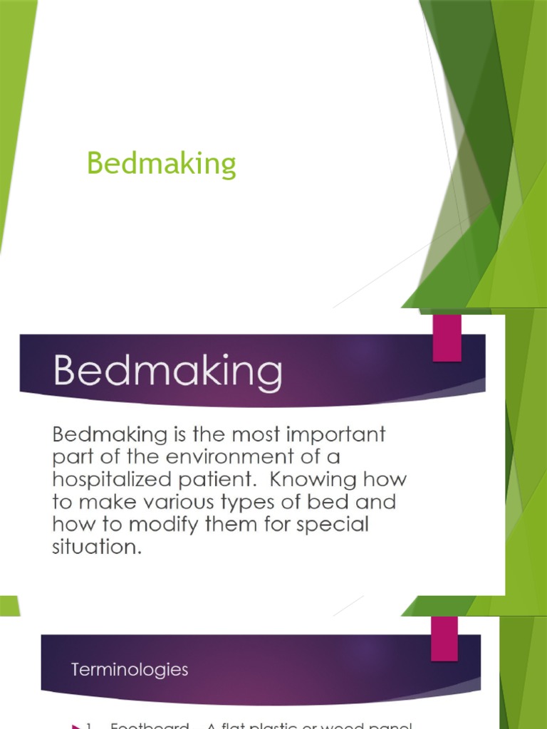 Bedmaking | PDF