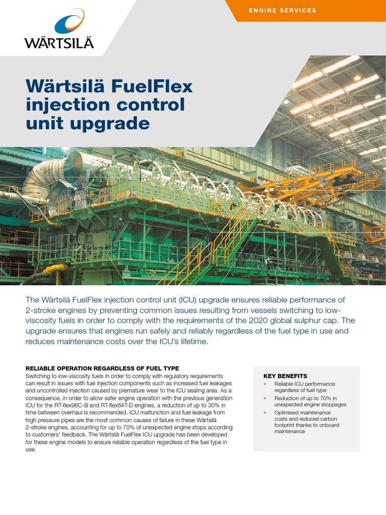 Wärtsilä Fuelflex Injection Control Unit Upgrade: Reliable Operation ...