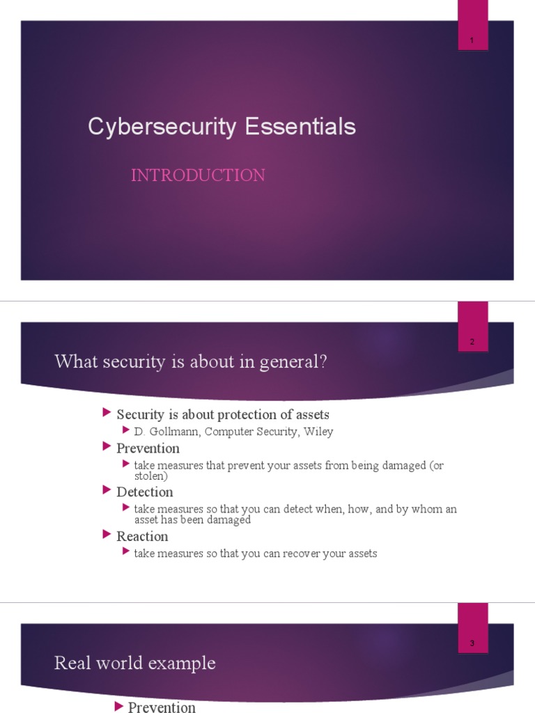 1 - Intro To Security | PDF | Information Security | Security