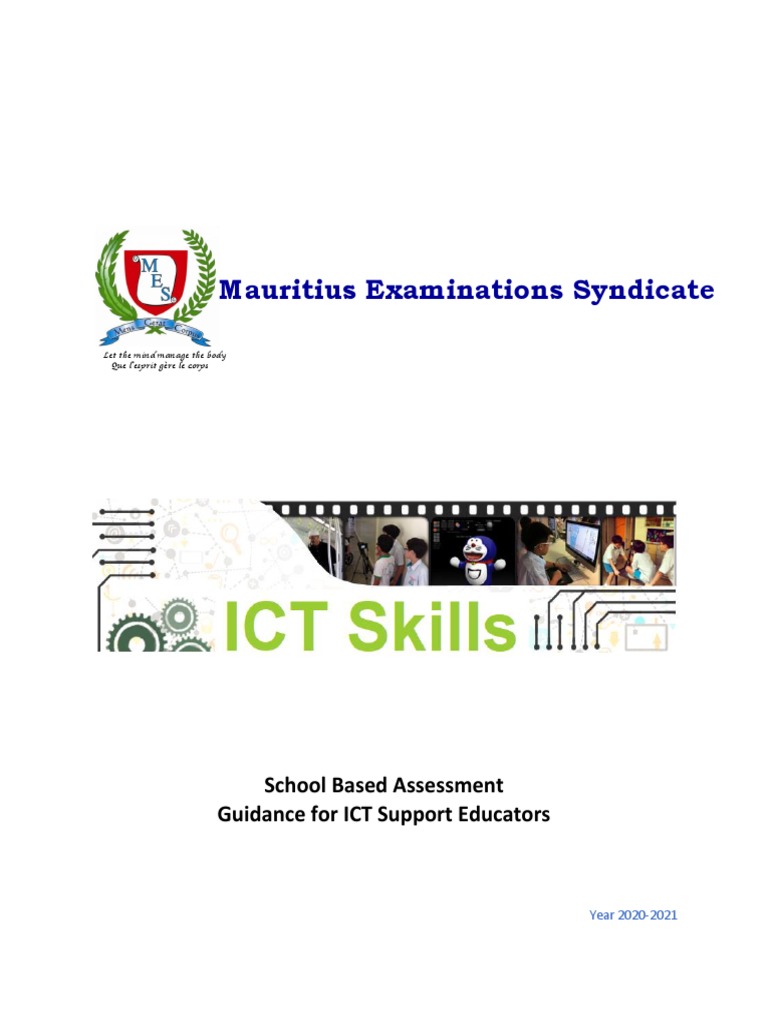 ICT Skills Assessment Guidelines | PDF | World Wide Web | Internet & Web