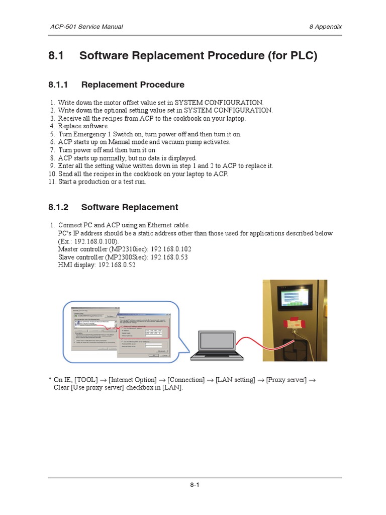 ACP-501 Software Replacement Guide | PDF | Computer File | Internet & Web