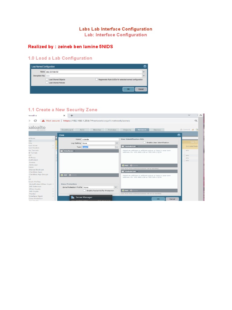 Labs Lab Interface Configuration3 | PDF