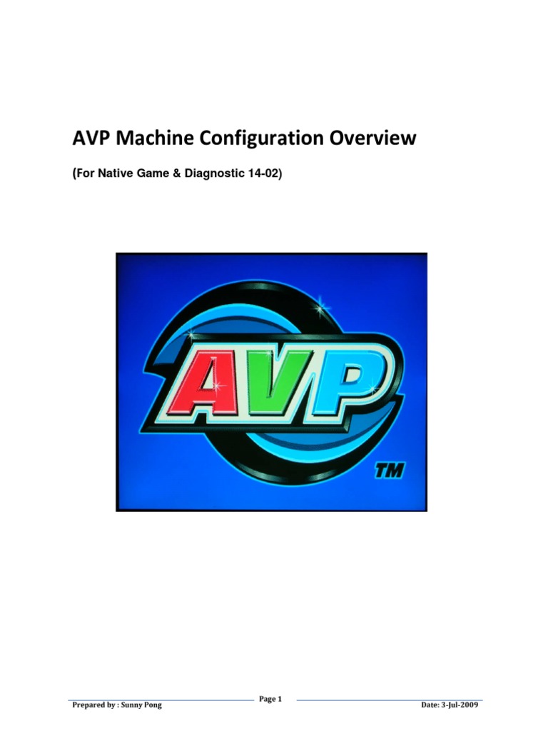 AVP RAM Clear and Configuration Overview - Native - Diag 14-02 | PDF ...