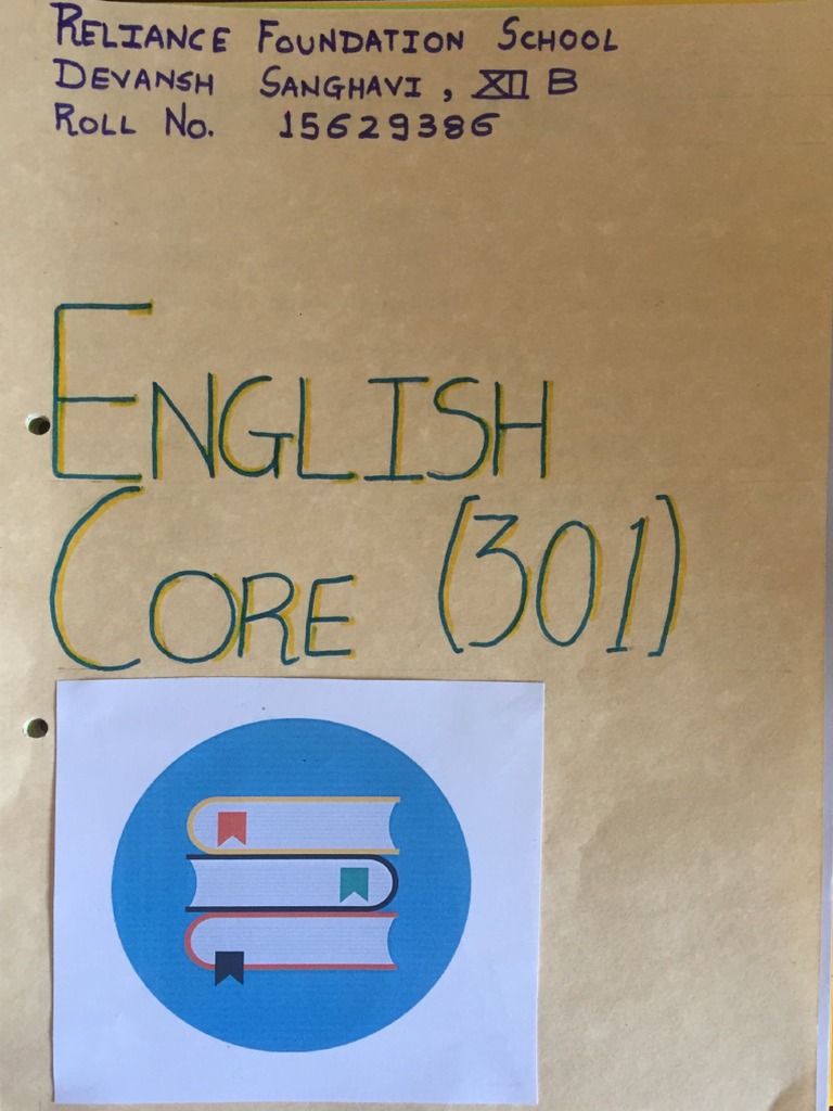 Devansh Sanghavi - 12B - Term II - English Project 2021 22 | PDF | Psychological Concepts ...