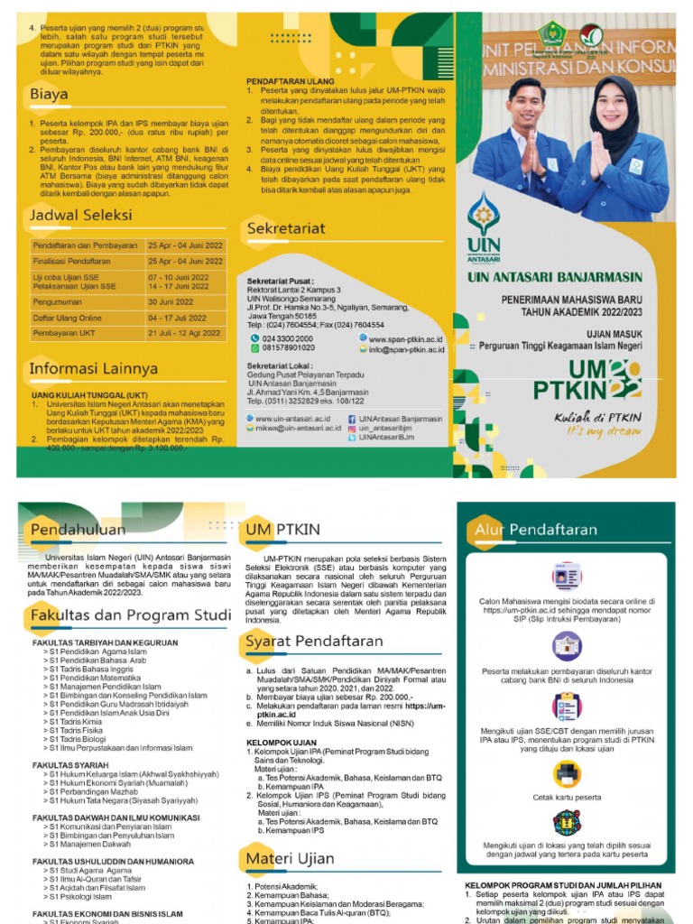 Brosur SPMB 2022 | PDF