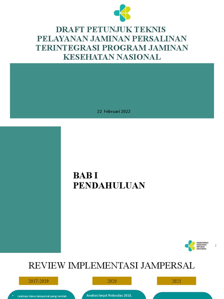 Juknis Jampersal - JKN 3 Maret 2022 | PDF