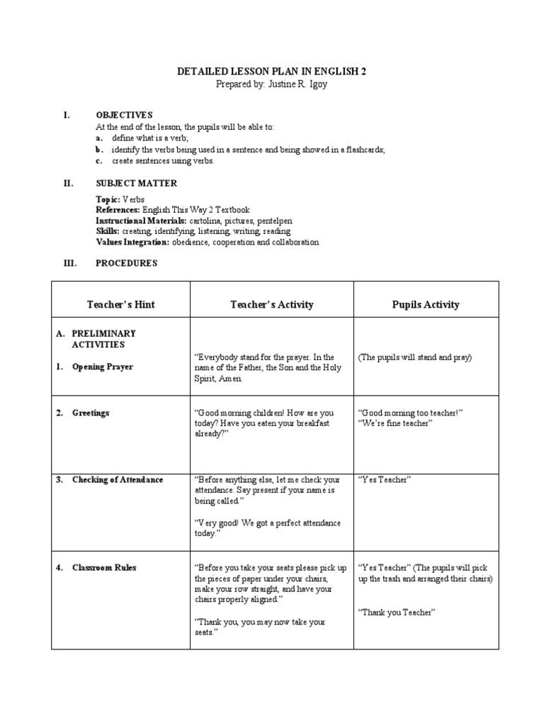 Lesson Plan Deped 2022 | PDF | Lesson Plan | Learning