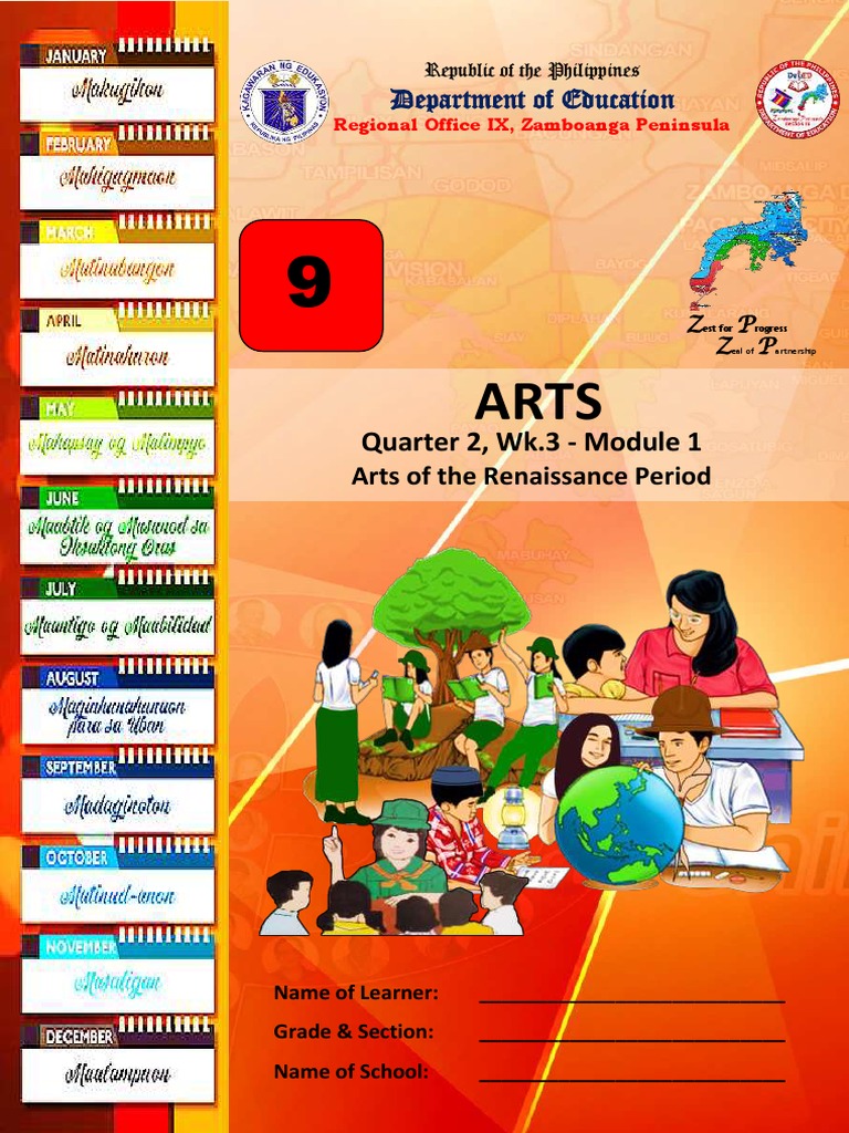 9 Final Mapeh9 Arts q2 m1 Week 3 | PDF