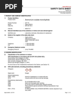 ABC Dry Powder Fire Extinguisher Safety Data Sheet | PDF | Water ...