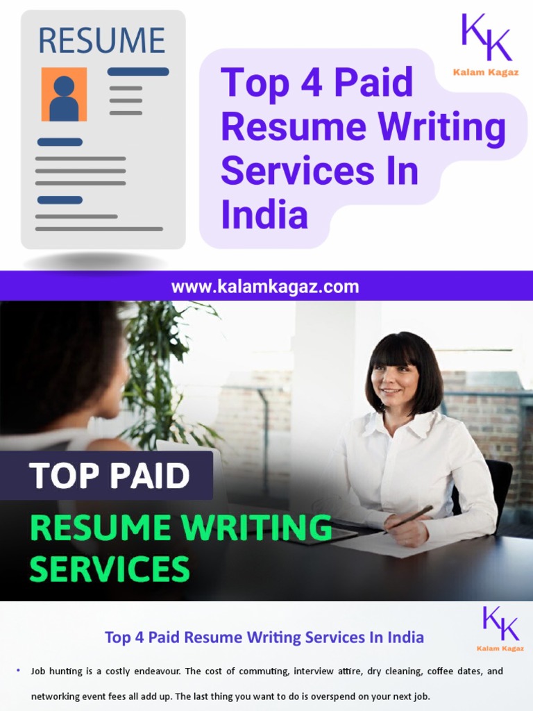 Top 4 Paid Resume Writing Services in India | PDF | Résumé