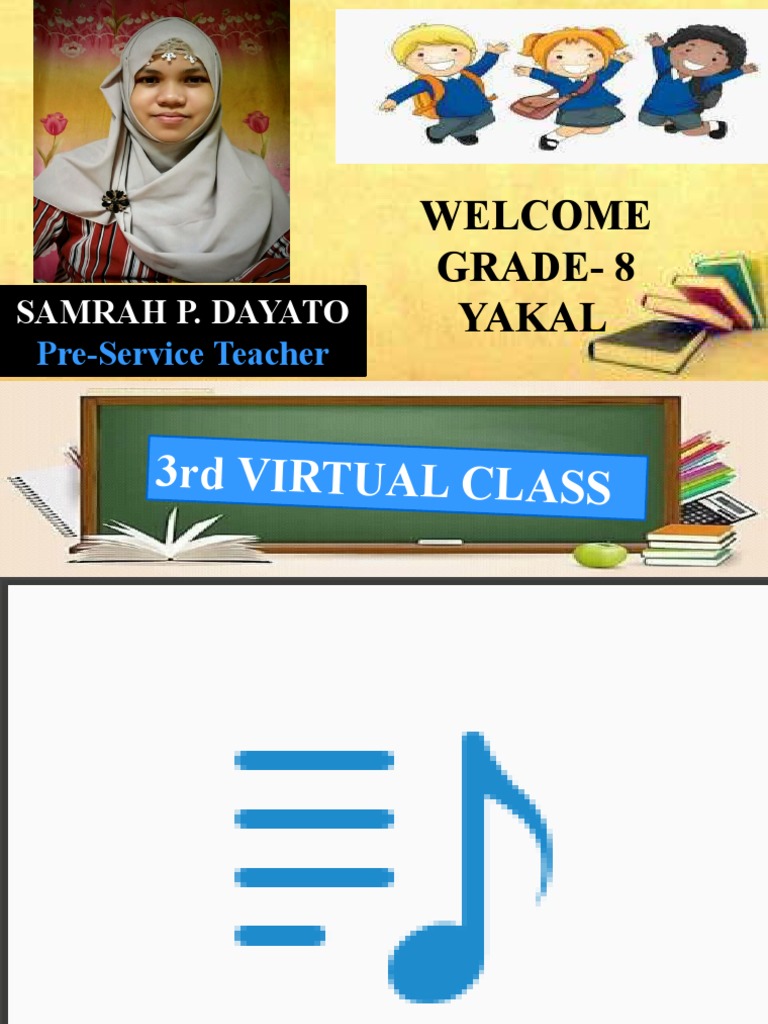 Welcome Grade-8 Yakal: 3Rd Virtual Class | PDF