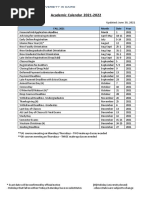 NUS Academic Calendar | PDF | Academic Term