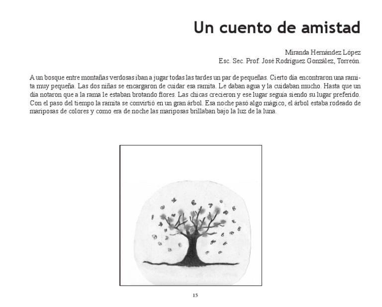 Un Cuento De Amistad Pdf