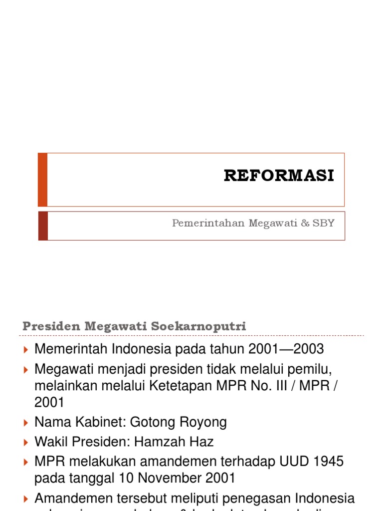 Megawati & SBY | PDF | Politik