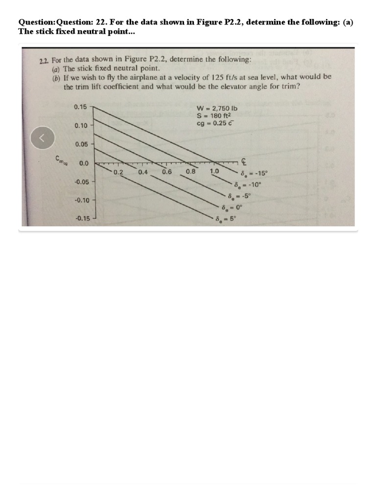 Question - 22. For The Data Shown in Figure P2.2, Determine The ...