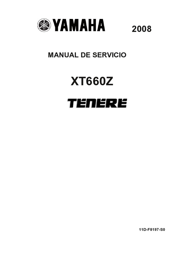Yamaha Tenere Xt660z | PDF
