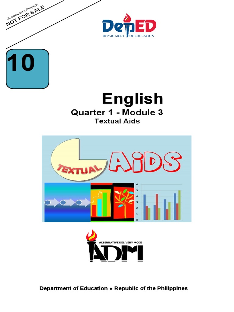Module-3 - Textual-Aids-English 10 | PDF | Chart | Infographics