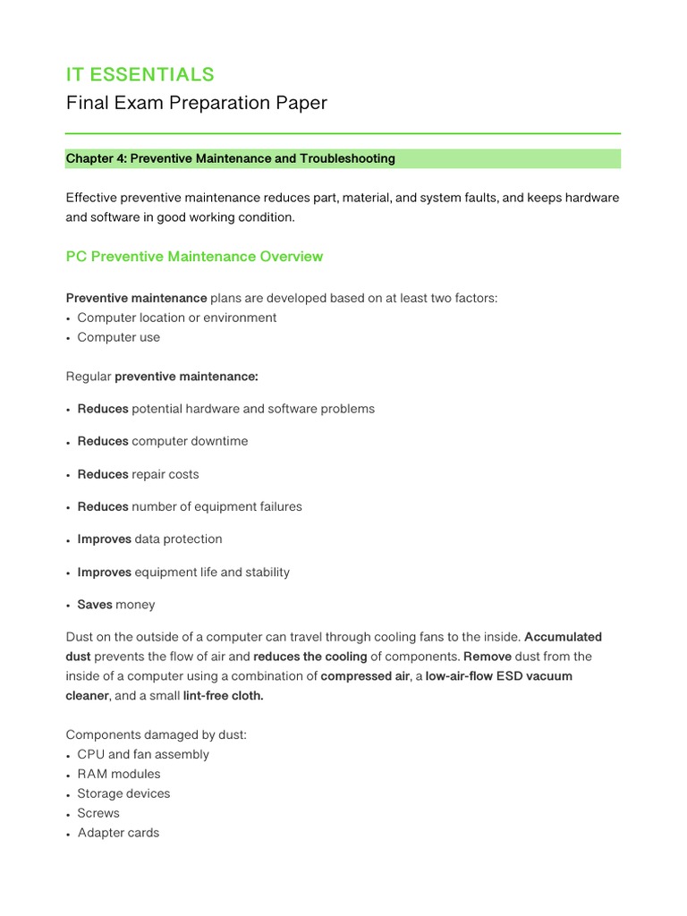 IT Chapter 4 | PDF | Bios | Computer Hardware