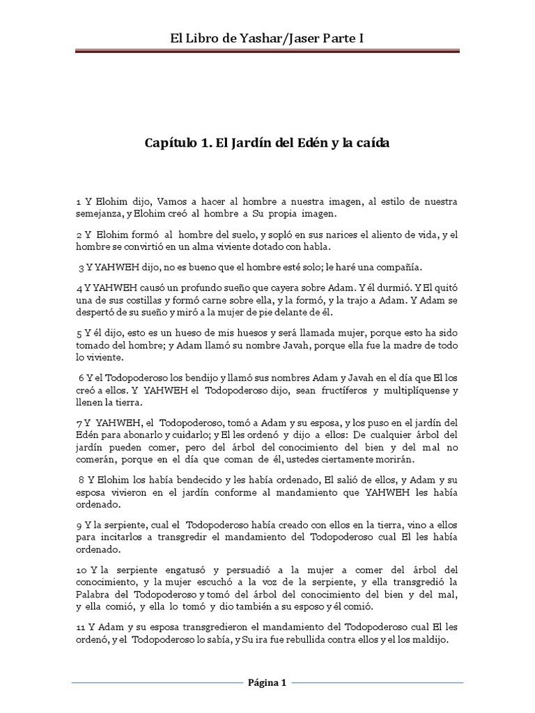 El Libro de Yashar | PDF