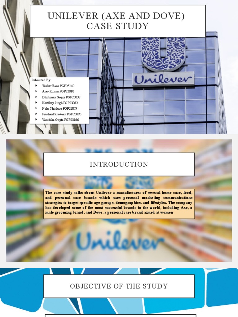Unilever Case Study Group - 7 | PDF | Brand | Marketing