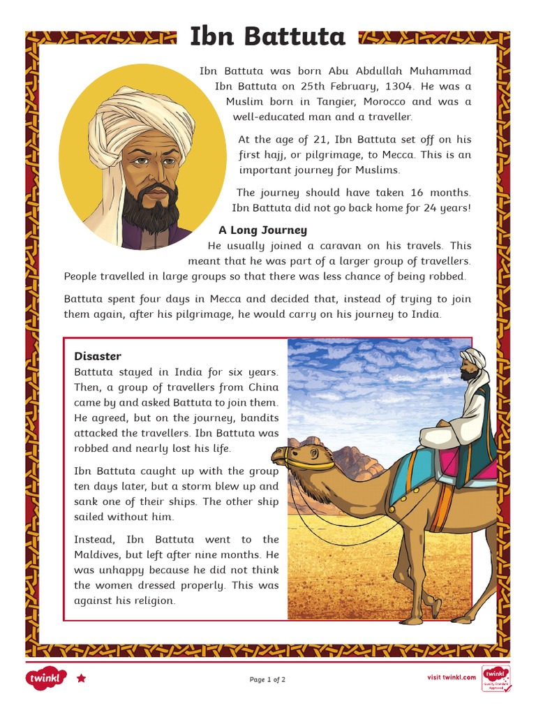 Ibn Battuta: A Long Journey | PDF | Hajj | Mecca