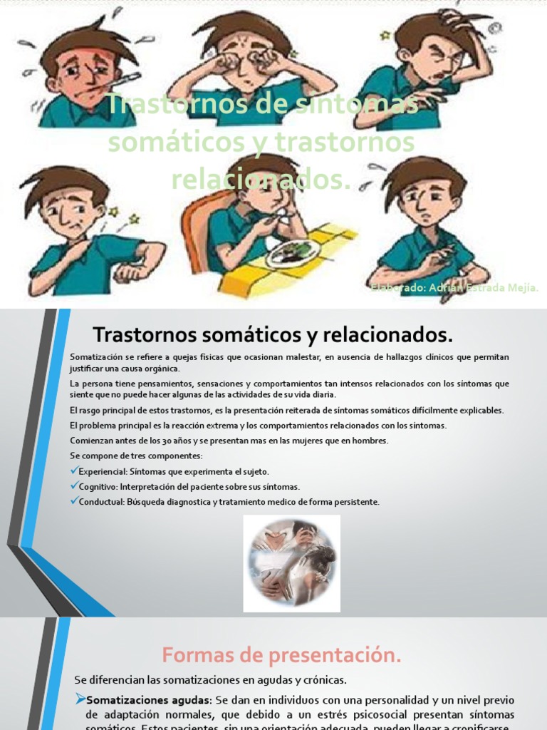 Trastornos de Síntomas Somáticos y Trastornos Relacionados | PDF | Bulimia nerviosa | Ansiedad