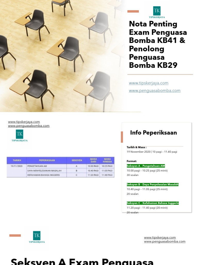 Panduan Exam Penguasa Bomba | PDF