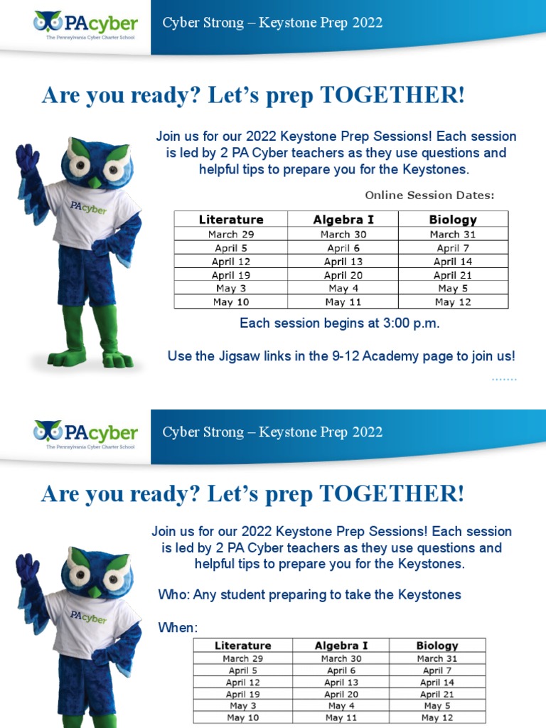 Keystone Prep Sessions 2022 | PDF | Career & Growth | Business